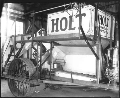 Harvesting Machinery - Stockton: Holt Combined Harvester — Calisphere