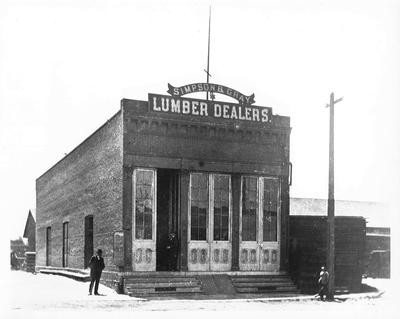 Lumber Trade - Stockton: Simpson and Gray Lumber Dealers, W. Weber St ...