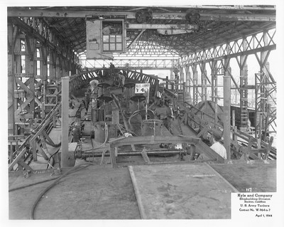 Shipbuilding-Stockton-Kyle and Company-U.S. Army Tanker Y44 under ...