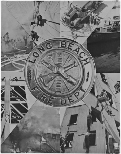 Long Beach Fire Department logo : montage of photographs of ...