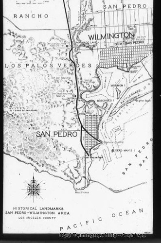 Map of San Pedro Harbor — Calisphere