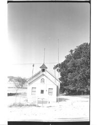 Front view of Two Rock School, Two Rock, California, about 1938 ...