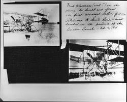 Fred Wiseman in the plane he built and flew — Calisphere