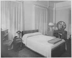 Room in the Occidental Hotel, Occidental, California, 1938 — Calisphere