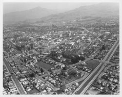 Aerial view of Santa Rosa — Calisphere