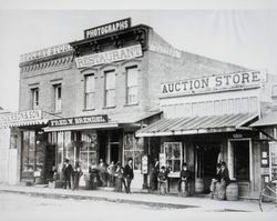 Section of Fourth Street, Santa Rosa, California, March 30, 1875 ...
