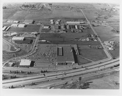 Aerial view of the Kmart store, Santa Rosa — Calisphere