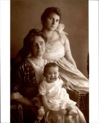 Portrait of Lulu Northrup with daughter Lenna Carpenter and ...