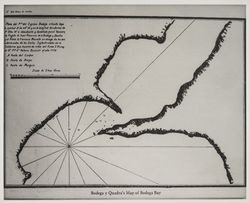 Bodega y Quadra's map of Bodega Bay — Calisphere