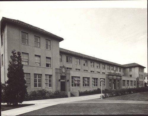 Frontal View of Kenna Hall — Calisphere