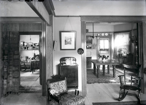 Interior of Hubbard house — Calisphere
