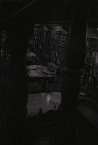 Students in Rare Book Room of Denison Library, Scripps College — Calisphere