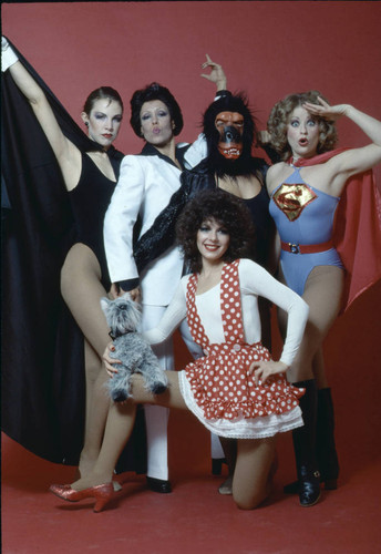 Kimberlee Carlson as Dracula, Jennifer Stace as John Travolta, Gorilla ...