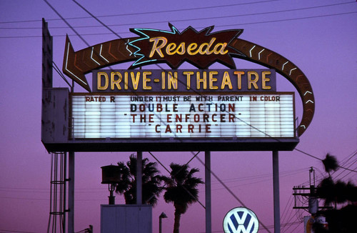 Reseda drive-in theater — Calisphere