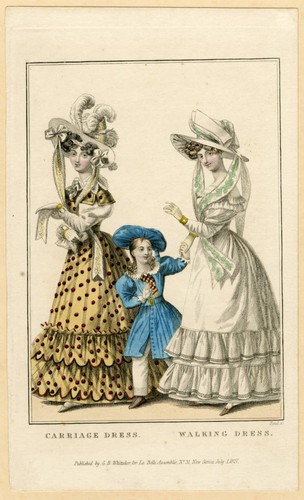 Two women and a child, Summer 1827 — Calisphere