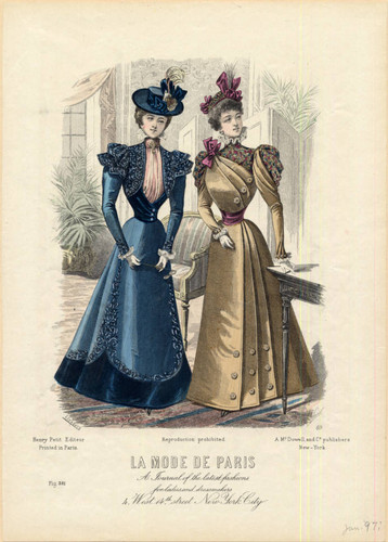 American fashions, Winter 1897 — Calisphere