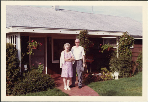 Charles Protzman and his wife — Calisphere