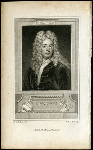 Joseph Addison portrait — Calisphere