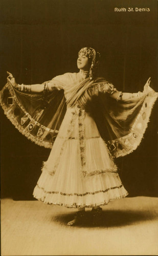 Ruth St. Denis in "Nautch Dance" — Calisphere