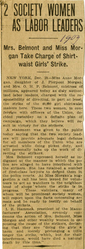 2 society women as labor leaders — Calisphere