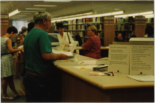 Reference Desk at Central Library — Calisphere