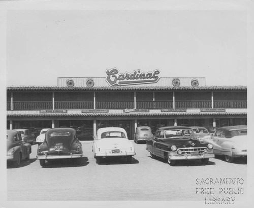 Cardinal Grocery Store at Town and Country Village — Calisphere