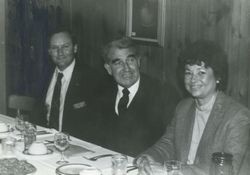 Judge Merrick attends a dinner event — Calisphere