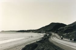 Pacific Coast Highway at Corral Canyon, ca. 1990 — Calisphere