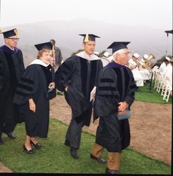 Procession at the dedication of Malibu campus and William Banowsky's ...