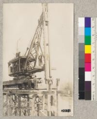 American railroad ditcher moving — Calisphere