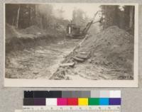 American railroad ditcher making cut — Calisphere