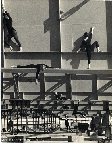 Anna Halprin and other performers in "Hangar" — Calisphere