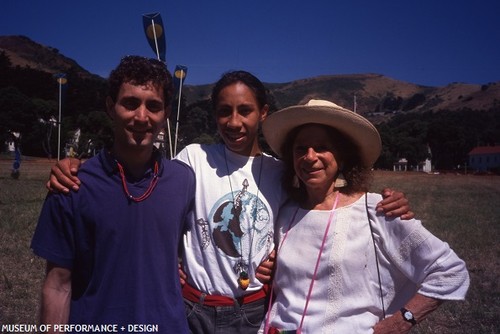 Anna Halprin with participants from "Circle the Earth", 1995 — Calisphere