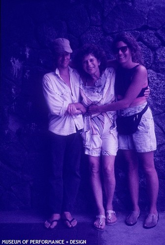 Anna Halprin with Joseph Stubblefield [?] and Eeo Stubblefield ...