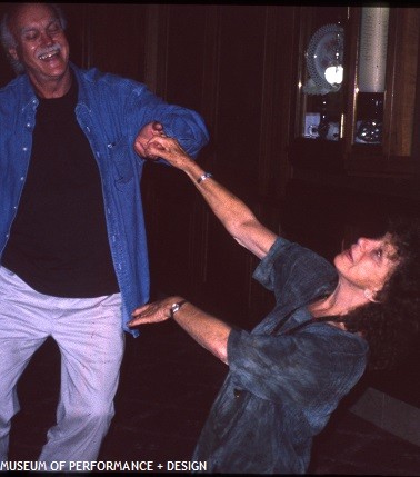 Anna Halprin and Ram Dass, 1995 — Calisphere