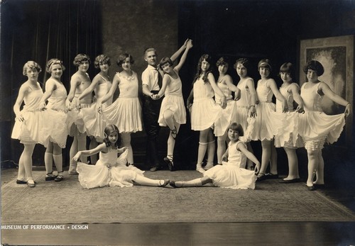 Image of Lew Christensen in a class portrait with fellow dance students ...