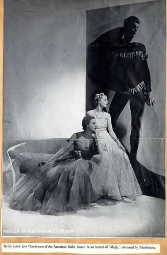 Image of Lew Christensen on a panel with two female performers in ...