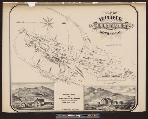 Map of Bodie Mining District, Mono Co., Cal — Calisphere