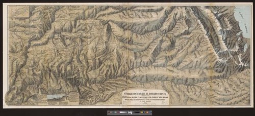 Map of Georgetown Divide, El Dorado County: showing also portions of ...