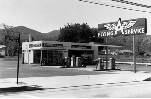 Flying A service station — Calisphere