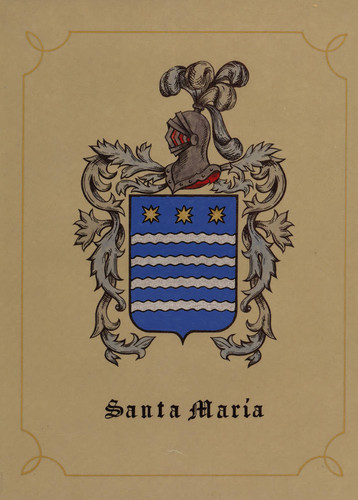 Family crest of the Santa Maria family, Topanga (Calif.) — Calisphere