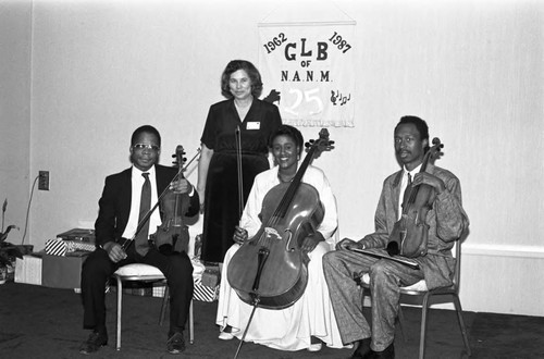 Georgia Laster Branch of the N.A.N.M. members posing together, Los ...