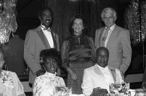 Donald Bohana posing with James and Odessa Bohana at their 50th wedding ...