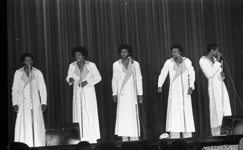 KGFJ soul caravan, Los Angeles, ca. 1973 — Calisphere