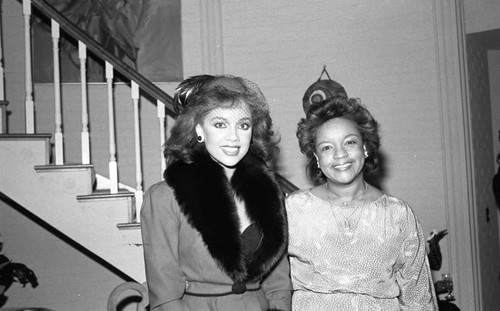 Vanessa Williams posing with Patricia Crowder during the NAACP 75th ...