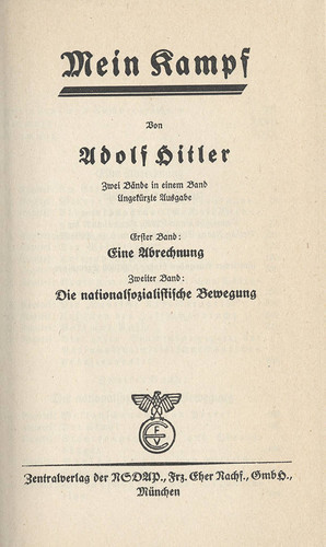 Book title page, Mein Kampf, 1942 — Calisphere