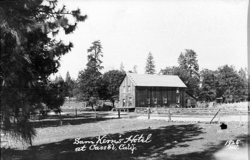 Sam Kern's Hotel — Calisphere