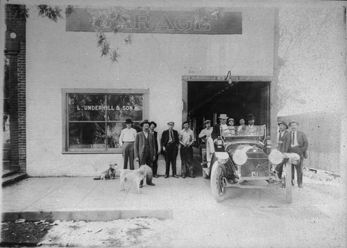 L. Underhill & Sons Garage — Calisphere