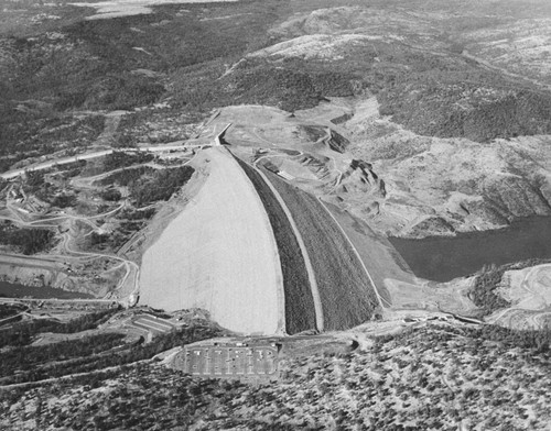 Aerial View of Oroville Dam Construction — Calisphere