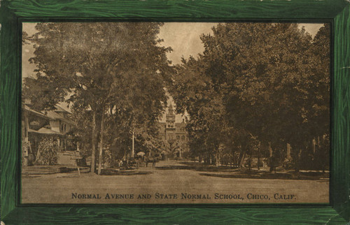 View of Normal Street and Chico State Normal School — Calisphere
